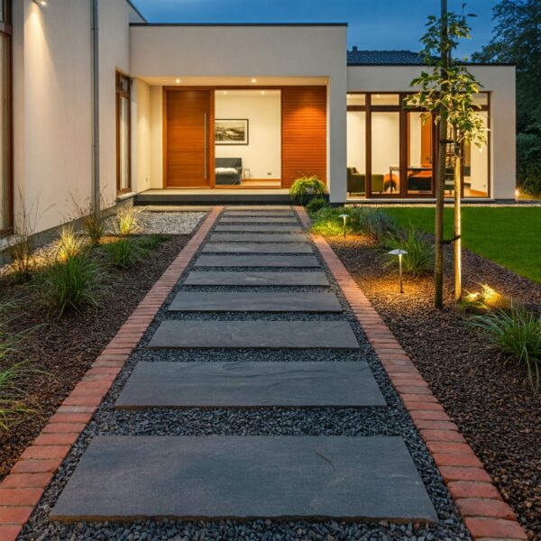 Large Stepping Stones: How To Create A Beautiful Garden Path